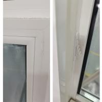 China NFRC Vinyl UPVC Single Hung Window With Grids And Nail Fins for sale