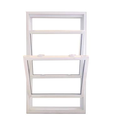 China Sliding UPVC Double Hung Window Ventilator 30X60 Vinyl Glass for sale