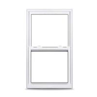 China Sliding UPVC Double Hung Window Ventilator 30X60 Vinyl Glass for sale