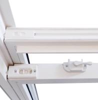 China Sliding UPVC Double Hung Window Ventilator 30X60 Vinyl Glass for sale