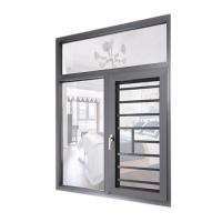 China Hurricane Vinyl Impact Casement Window Door Soundproof Double Glazed for sale