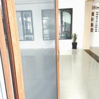 China PVC Windproof Double Hinged Patio Doors Window Impact Resistance Odm for sale
