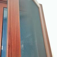 China Vinyl PVC UPVC Casement Window Door Soundproof Glass With Mosquito Mesh for sale