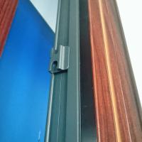 China Vinyl PVC UPVC Casement Window Door Soundproof Glass With Mosquito Mesh for sale