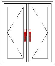 China Upvc Vinyl Plastic Double Glazed Windows Right Outswing Exterior Door ODM for sale