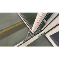 China PVC Triple Glazed French Casement Window Door Vinyl With Security Net for sale