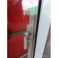 China 58mm Single Sliding Window Single Glass Tempered Glazed White UPVC for sale