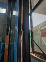 China ODM UPVC Double Glazed Bay Window PVC Balcony Doors Hurricane Impact for sale