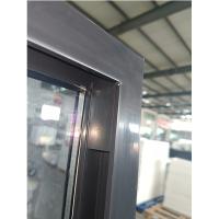 China Single Double Panel Detachable Tempered Glass Sliding Window With Grill Design for sale