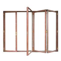 China Tempered Glass Bifold Sliding Glass Doors Window Aluminum Alloy for sale