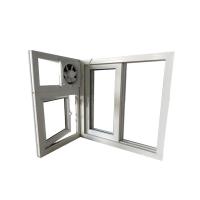 China House PVC Vinyl Crank Out Windows Double Tempered Glass OEM for sale