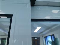 China ODM Aluminum Sliding Window And Door For Kitchen White Tempered Glass for sale