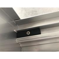 China White Sash Aluminum Sliding Window And Door Single Lightweight for sale