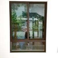 China Crescent Lock Aluminum Slider 6 Ft Sliding Glass Door Customized for sale