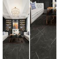 China Customized Black Imitation Marble ABA SPC Flooring 4mm - 6mm for sale