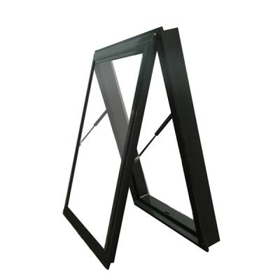 China Airproof And Powder Coating UPVC Single Hung Window For Commercial for sale