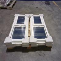 China Good Market Reputation UPVC Single Hung Window Featuring Pvc Grid Design for sale