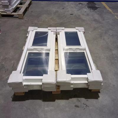 China Good Market Reputation UPVC Single Hung Window Featuring Pvc Grid Design for sale