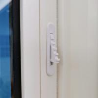 China Double Tempered Glass Vinyl PVC Profile UPVC Double Hung Window For Safety Performance for sale
