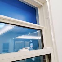 China WEIKA UPVC Double Hung Window With Crescent Lock Hardware And Beautiful Aesthetics for sale