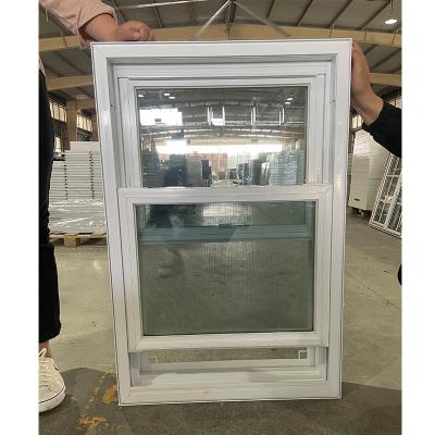 China Customized Size UPVC Single Hung Window Durable And Weather-Resistant for sale