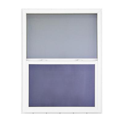 China UPVC Single Hung Window All-body Profiles And Windproof Function With Customizable Aesthetic Design for sale