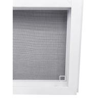 China Top- AAMA Certified Vinyl UPVC Single Hung Windows with Fiberglass Screen Netting Material for sale