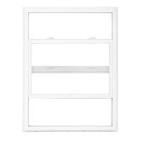 China Vertical Sliding American-Style Vinyl Single Hung Windows 30% Savings Guaranteed for sale