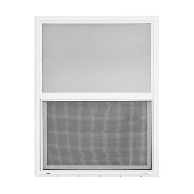 China Architect Grade Vinyl UPVC Single Hung Windows Custom Size Noise Reduction for sale