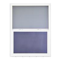 China Laminated Glass 3mm Thickness UPVC Single Hung Window Windproof Easy To Clean for sale