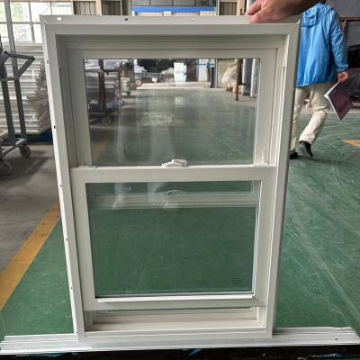 China Excellent Weather Resistance Good Corrosion Resistance UPVC Double Hung Window Sample Accepted for sale
