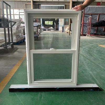China Vertical Double Hung Window Customized and Durable Powder Coating for Business for sale