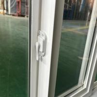 China Upvc Sliding Windows That Dont Stick Standard Notch Design With Float Glass for sale