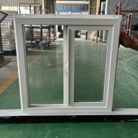 China Upvc Sliding Windows That Dont Stick Standard Notch Design With Float Glass for sale