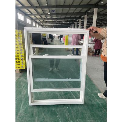 China Customized UPVC Double Hung Window  Good Corrosion Resistance for sale