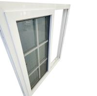 China Effortless Maintenance And Cleaning UPVC Sliding Window And Door With 82mm Profile Details for sale