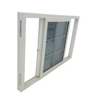 China Effortless Maintenance And Cleaning UPVC Sliding Window And Door With 82mm Profile Details for sale