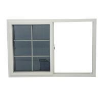China Friction Hinge UPVC Sliding Window And Door Standard Notch Design With Float Glass for sale