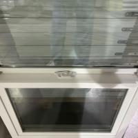 China Easy Clean UPVC Single Hung Windows High Floors White Vertical Sliding Window for sale