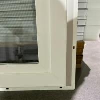 China Easy Clean UPVC Single Hung Windows High Floors White Vertical Sliding Window for sale