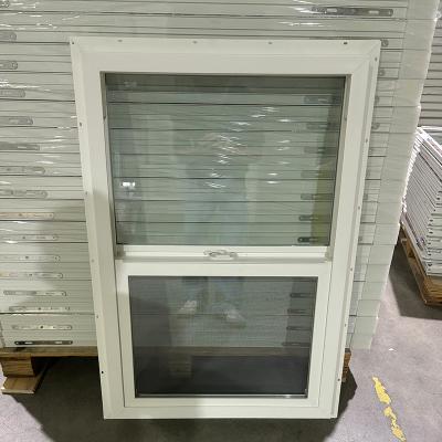 China Energy Efficient Upvc Single Hung Windows Cost Custom Size Noise Reduction for sale