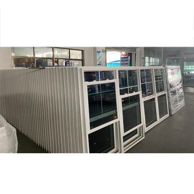China Insulated Glass and Handle Hardware The Perfect Combination for UPVC Single Hung Window for sale