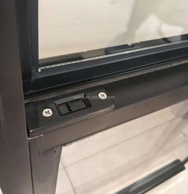 China Sliding Opening Style UPVC Single Hung Window with Excellent Airproof Performance and Manual Opening Mode for sale
