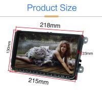 China Volkswagen 9 Inch Double Din Car Stereo Head Unit Autoradio Carplay Capacitive Screen for sale