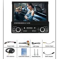 China 7 Inch Universal Android Car Radio Player Single Din Android Auto Head Unit GPS HD MP5 for sale