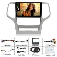 China 2008-2013 Jeep Grand Cherokee Android Radio Tesla Style 9 Inch Audio Screen for sale