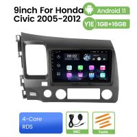 China 2005 2007 Honda Civic 2006 Android Radio Stereo Honda Civic 2005-2012 Dvr Camera for sale