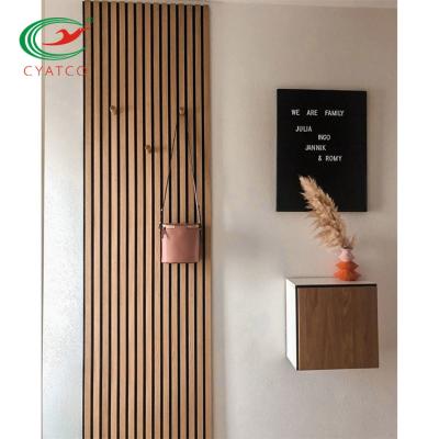 China Fluted Wall Wooden Acoustic Panels Odorless Multiscene 600x1200mm for sale