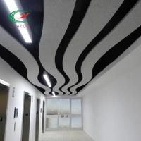China Soundproofing Fiber Acoustic Ceiling Panels Fireproof Multicolor for sale