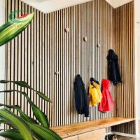 China Mildewproof Fluted Wooden Acoustic Panels Wall Stable Multiscene for sale